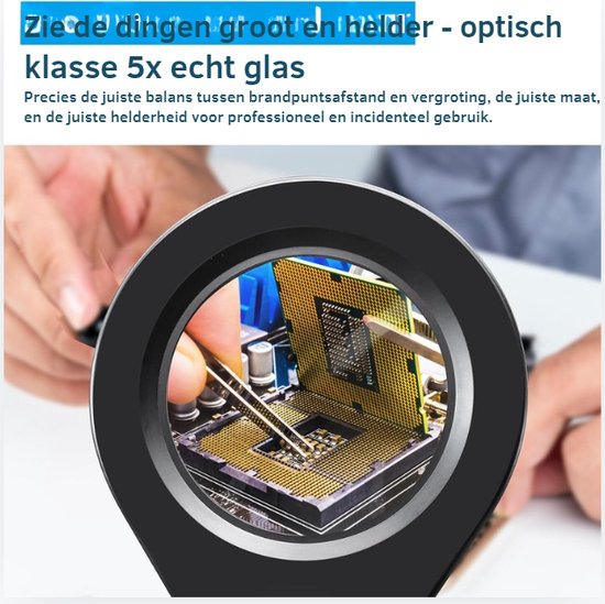 Vloer Loeplamp - Met Verlichting - Verstelbaar - Met Standaard ...