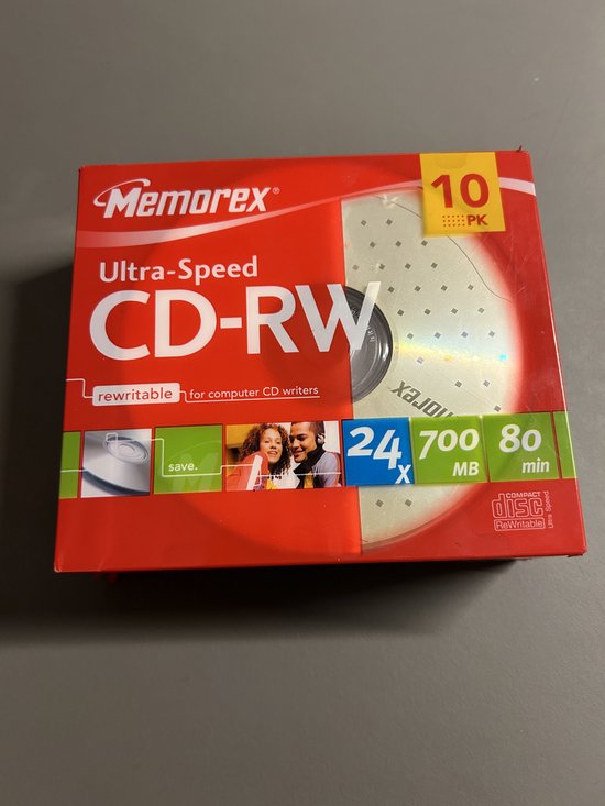 Memorex CD-RW x 10, 700 MB | bol
