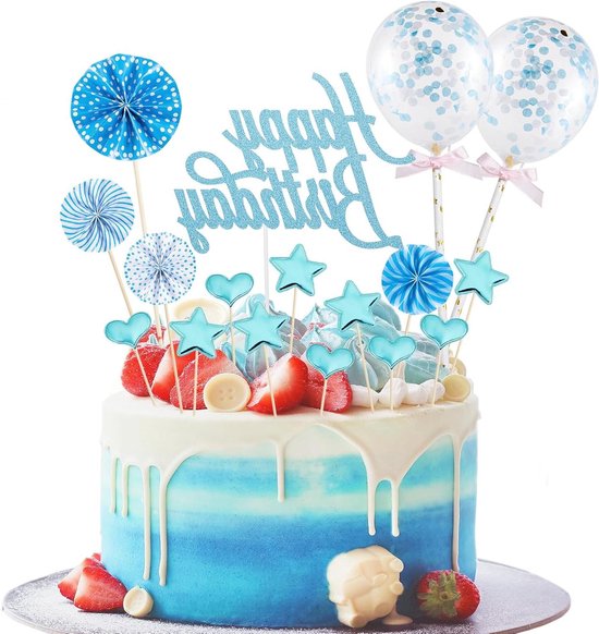 Décoration de gâteaux gâteau d'anniversaire - décoration de gâteau à ...