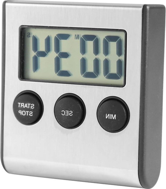 Digitale keukentimer met magneet en stopwatch - Korttijdmeter voor in de keuken... | bol
