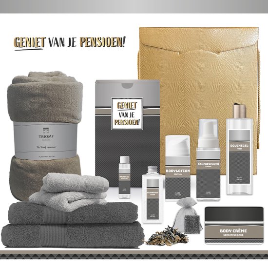 Geschenkset “Geniet van je pensioen” - 12 producten - 1910 Gram | Giftset voor hem -... | bol