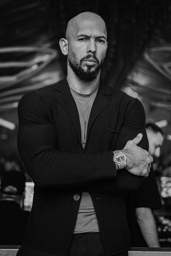 Andrew Tate Poster | Zwart Wit Poster | Mode Poster | Influencer Poster ...