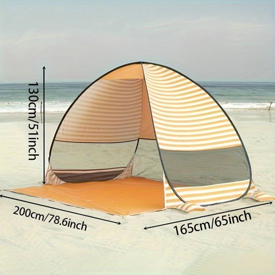 Nivard Strandtent - Extra Sterk - Winddicht Strandtent - Strand ...