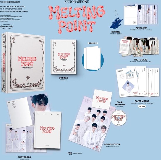 2nd Mini Album [MELTING POINT] (FAIRYTALE Ver.) Out Box - Photobook ...