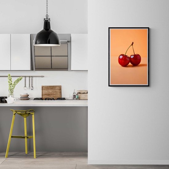 Kers Poster | Rood Poster | Fruit Poster | Creatieve Poster | Kunst ...