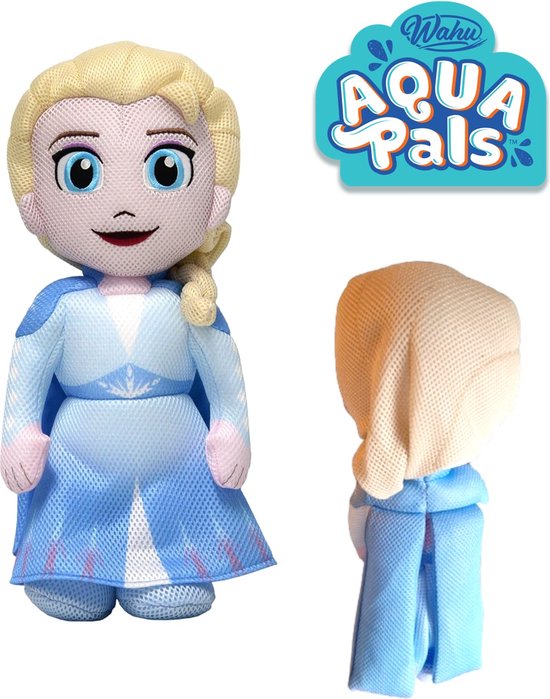 Aqua Pals Frozen Elsa knuffel 38 cm - Waterknuffel | bol