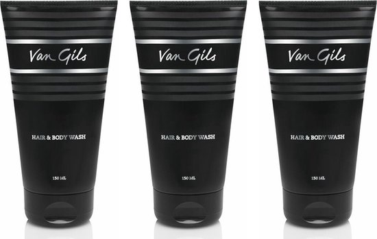 3x Van Gils Strictly for Men Hair & Body wash 150 ml | bol