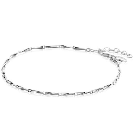 Zinzi Zilveren Schakelarmband met Pijlvormige Glans | 1,5mm 17,5-20cm ZIA2414 | bol