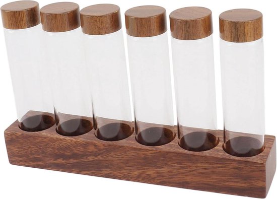 Coffee Beans Storage Tubes - Single Dose Dispensing Glass Vials with ...