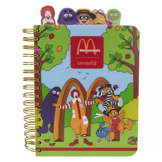 Loungefly McDonalds by Loungefly Notebook Lunchbox Gang Tab Stationery ...