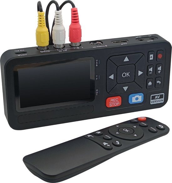 Mini HD Video Recorder - AV Video Grabber - Video's Digitaliseren - HDMI | bol