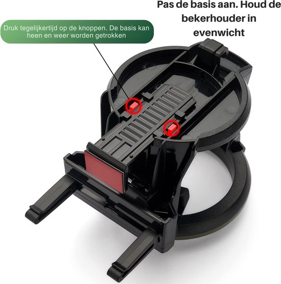 Bekerhouder - Autobekerhouder - Cupholder - Universeel - Auto Organizer ...