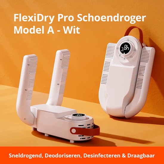 FlexiDry Pro Schoendroger - Sneldrogend, Deodoriseren, Desinfecteren & Draagbaar -... | bol