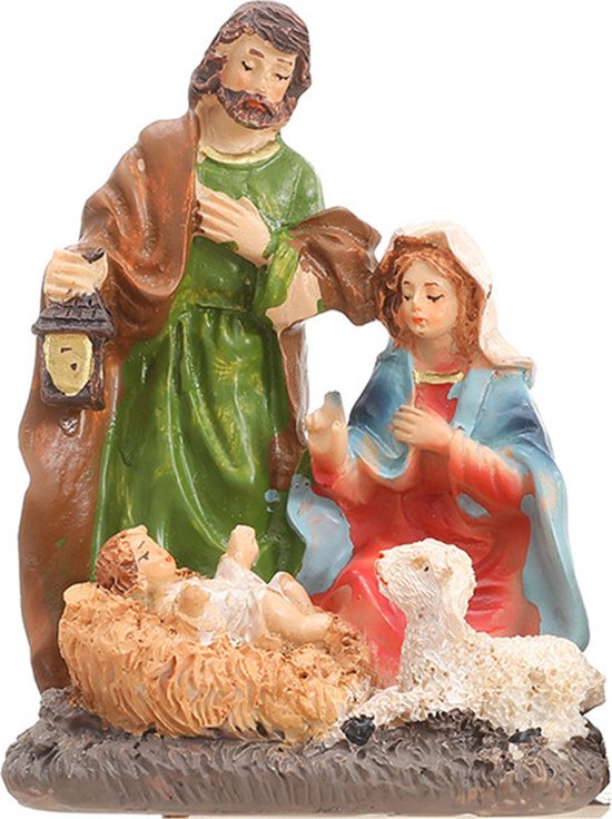 Kerststalfiguur met Maria, Jozef en Kindje Jezus - Gedetailleerd en ...