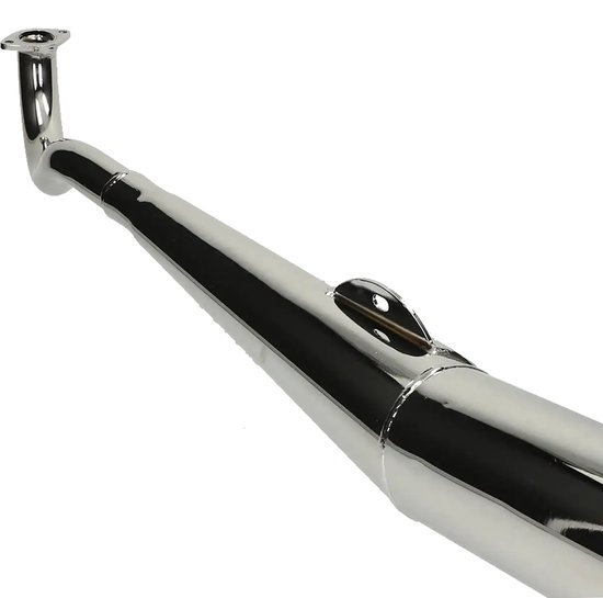 Uitlaat Bullet resonantie 28mm voor Puch Maxi chroom | bol