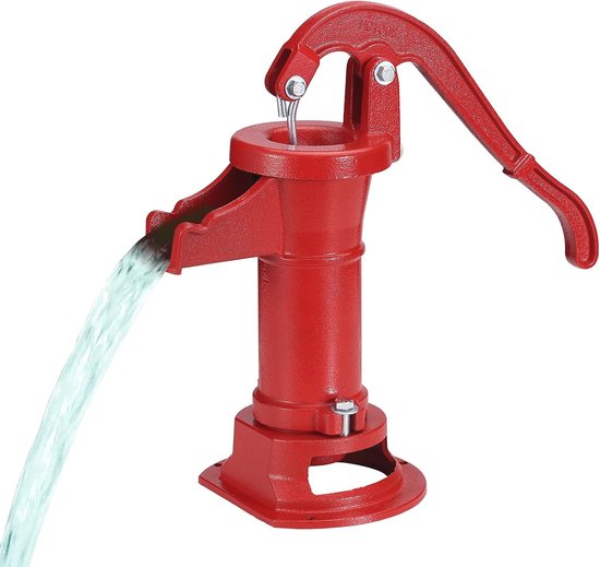 Antieke Handwaterpomp met 25ft Liftcapaciteit - Gietijzeren Handpomp ...