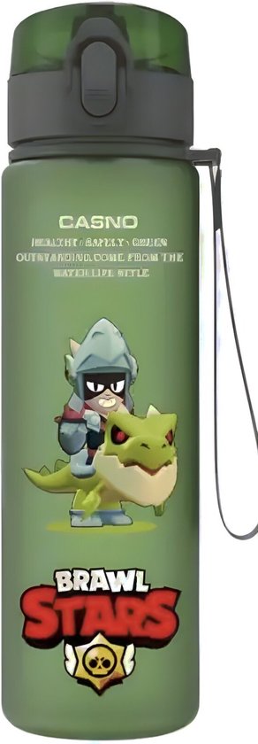 Drinkfles Brawl Stars - Waterfles Leon Brawl Stars - Groene Waterfles ...