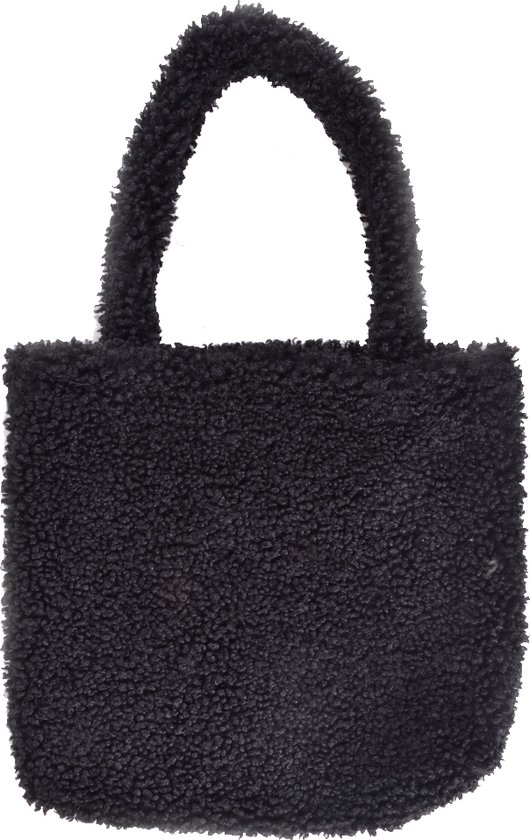 Giuliano Teddy shopper Annabel - Made in Italy - Teddy - Zwart | bol