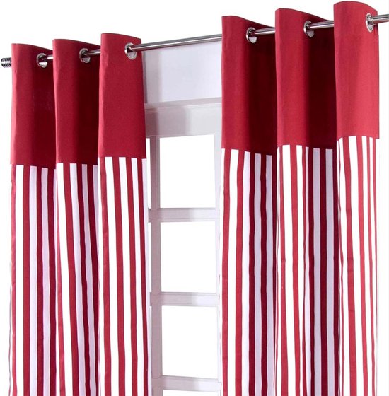 Gardinen Mit Rot