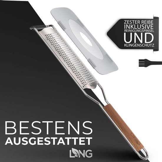 Professionele zeester rasp 30 x 6 cm - kaas nootmuskaat citroen gember ...