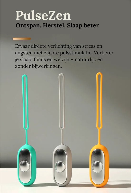 ZenPulse Slaaphulp - Kalmeermiddel - Pulsstimulatie - Smaragdgroen | bol