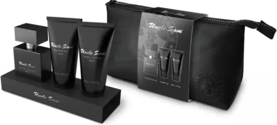 Uncle Sam geschenkset voor heren in toilettas eau de toilette + shower ...