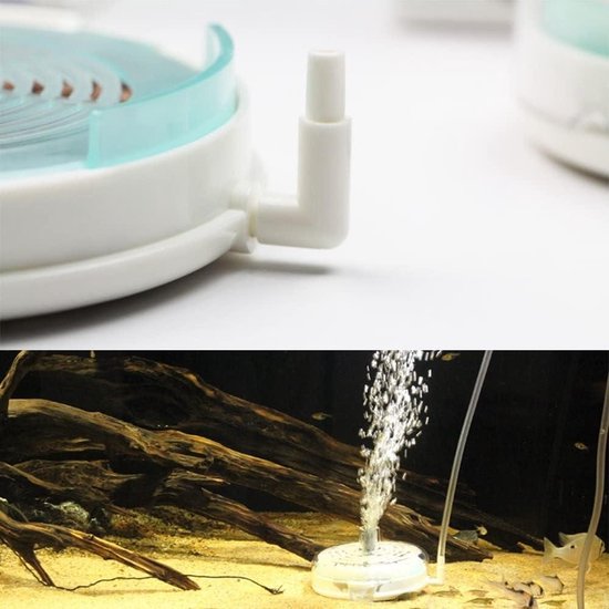 Spons Filter voor Mini Aquarium - Ultradunne Ronde Fish Tank Filter ...