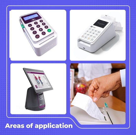 Thermorollen 57mm x 9m x 12mm - Kassarollen - Thermopapier - Bonrollen ...