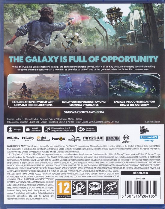 Ubisoft Star Wars Outlaws - PS5 game | bol