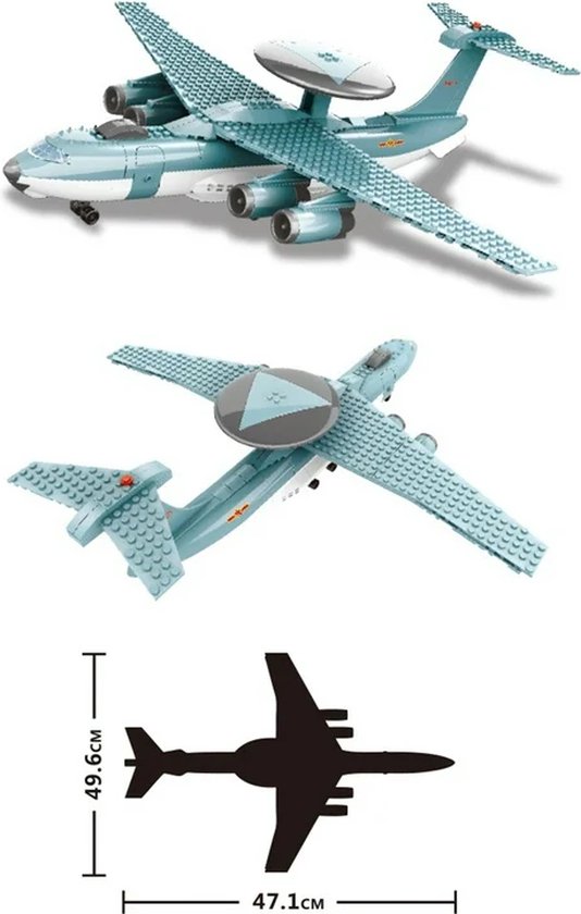 Bricker Airborne vliegtuig - KJ-2000 Radar AWACS China - compatibel met ...