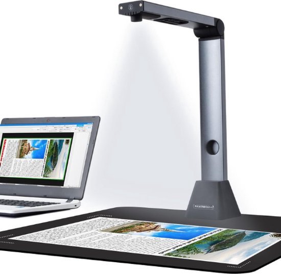 Thuys Boekenscanner - Draagbare Documentscanner - USB - 8MP Camera | bol