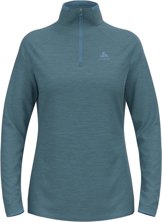 ODLO Women's MILLENNIUM ELEMENT Half-Zip Long-Sleeve Mid Layer Top | bol