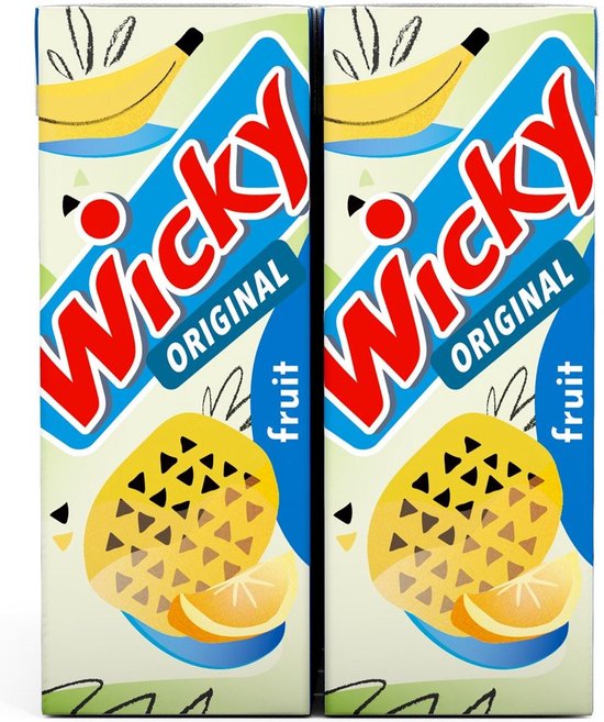 Wicky Drink Fruit Pakje - 30 x 20 cl | bol