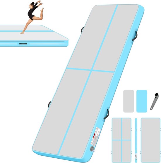 Goodivery ® Opblaasbare Gymnastiek Tumbling Mat van 3 m voor Thuis en ...