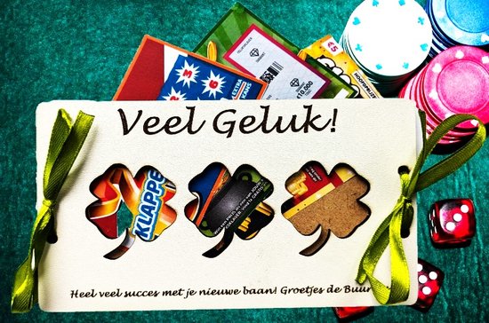 Geld Cadeaukaart Geluk - Eigen Tekst - Gepersonaliseerd - 14 varianten ...