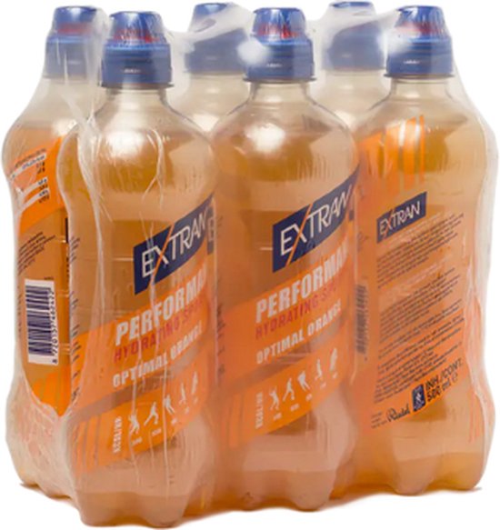 Extran Performance Orange sportdrank | Petfles 6 x 0,5 liter | bol