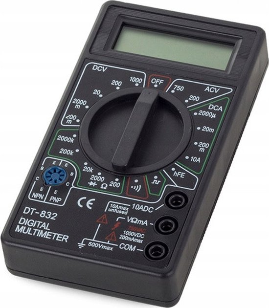 Professionele Digitale Multimeter Inclusief Stroomkabels en Batterij ...