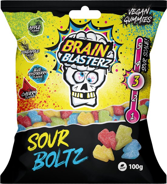 Brain Blasterz Sour Boltz (16 x 100g) | bol