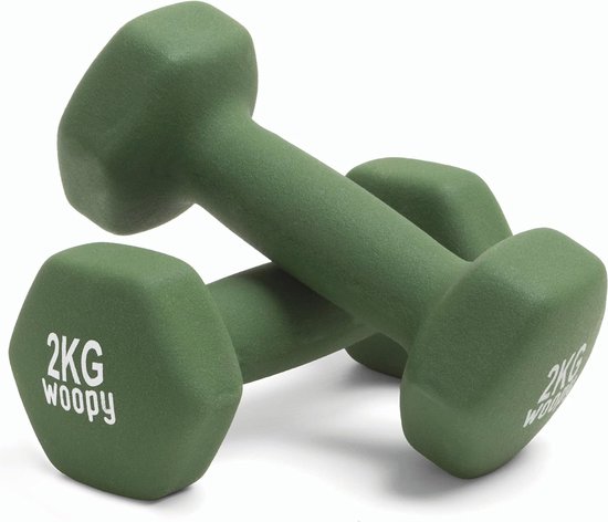 Halter Gewichten Set voor Krachttraining - Neopreen Dumbbells voor ...