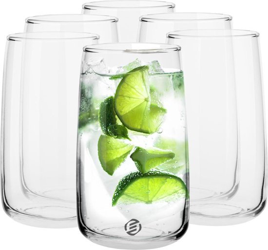 Equivera Frisdrankglazen - Frisdrankglazen - Glazen voor Frisdrank ...
