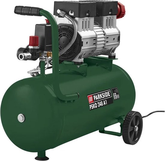 PARKSIDE® Stille compressor 1100 W - Toerental: 2850 min - Ketelvolume ...