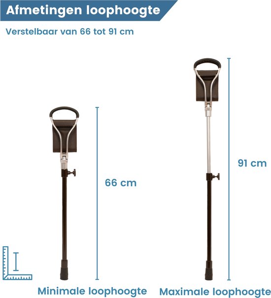 Classic Canes Wandelstok met zitje - Promenade - Donkerbruin - Leer ...