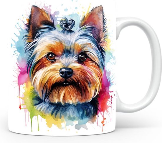 Mok met Yorkshire Terrier Beker voor koffie of tas voor thee, cadeau ...