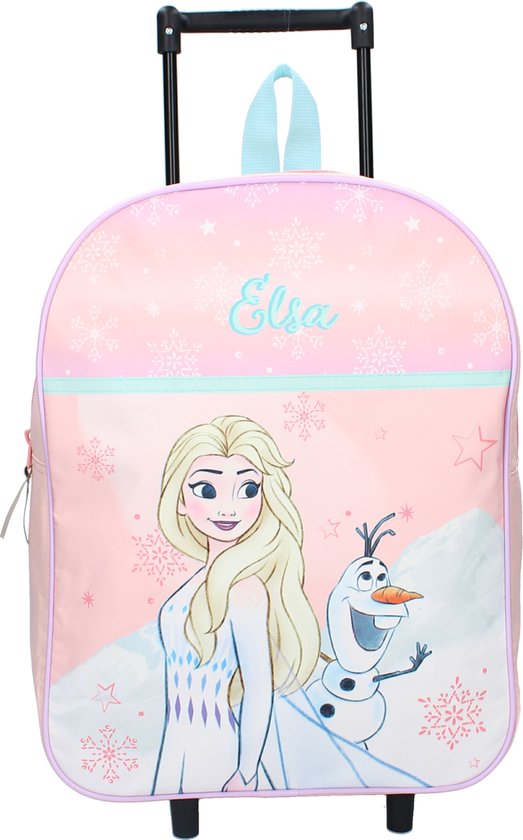Frozen II All Around Us Trolley - Roze - Elsa & Olaf | bol