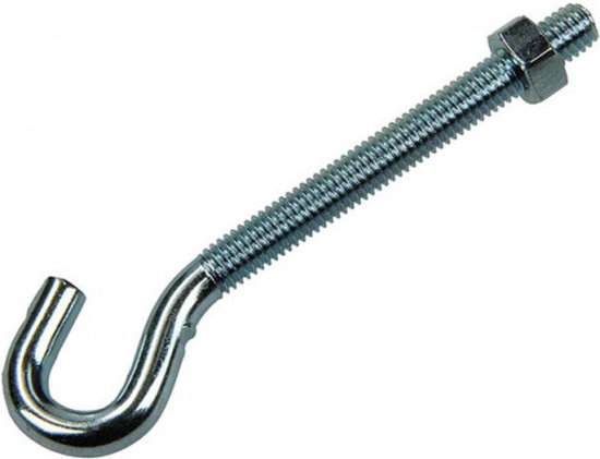 Mack Schroefhaak Met Moer 4 stuks M5 x 50 mm | bol