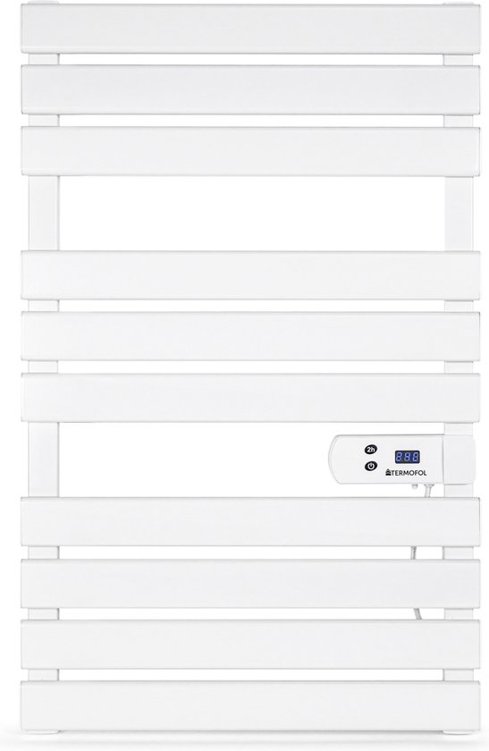 TL-Elektrische badkamer radiator 500 Watt wit met ingebouwde ...