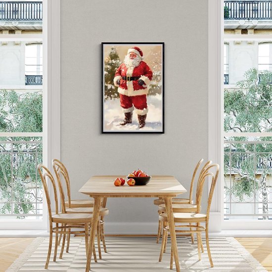 Kerstman Poster | Feestelijk Poster | Traditioneel Poster | Geluk ...