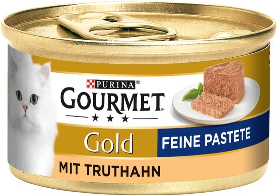 GOURMET Gold Fijne Paté 12 x 85 g Kalkoen | bol
