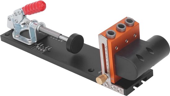 Pocket Hole Jig Kit voor Houtbewerking - Zelfcentrerende Boorgeleider ...