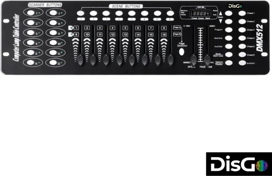 DisGo DMX 512 Controller 192 Kanalen | bol